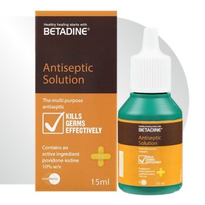 MUNDIPHARMA BETADINE ANTISEPTIC LIQUID 15ML (POVIDONE IODINE 10% ...