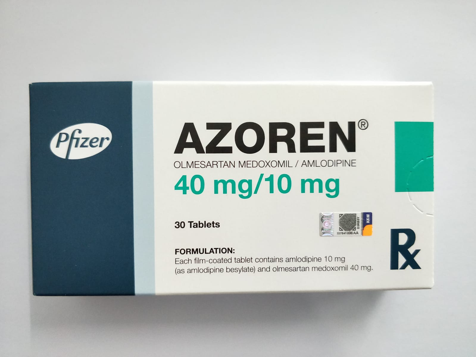 PFIZER AZOREN TABLET 30'S (OLMESARTAN/AMLODIPINE) - sabahcarepharma