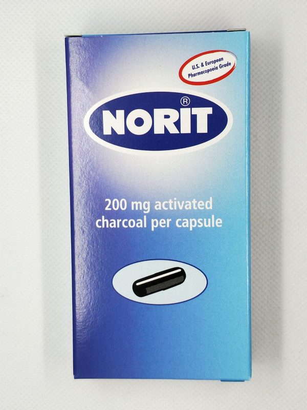 UBISSON NORIT 200MG CAPSULE 2 X 15'S (ACTIVATED CHARCOAL) - sabahcarepharma
