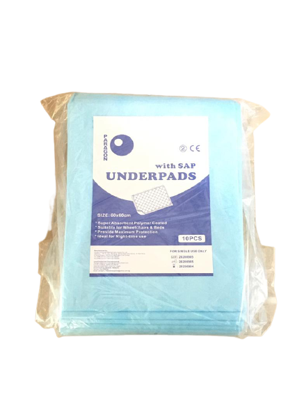 PROHEALTH DISPOSABLE UNDERPAD (BLUE) 10'S/PACK (PARAGON) - sabahcarepharma