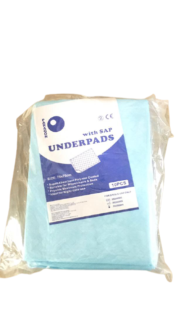 PROHEALTH DISPOSABLE UNDERPAD (BLUE) 10'S/PACK (PARAGON) - sabahcarepharma