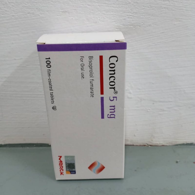MSD CONCOR TABLET 100'S (BISOPROLOL) - sabahcarepharma