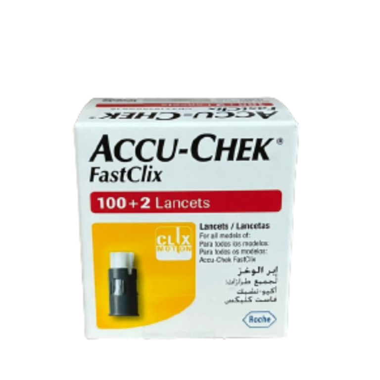 ACCU-CHEK FASTCLIX LANCET 102'S - sabahcarepharma