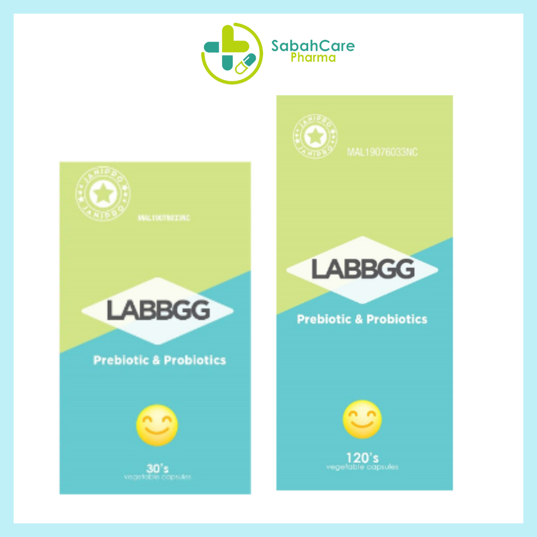 SABAHCARE JANIPRO PREBIOTIC & PROBIOTIC LABBGG CAPSULE (LACTOBACILLUS ...