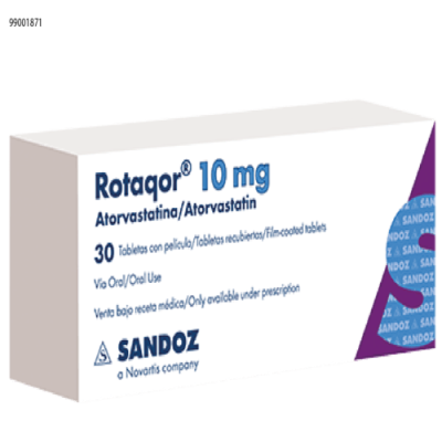 SANDOZ ROTAQOR (10MG/20MG) TABLET 30'S (ATORVASTATIN CALCIUM ...