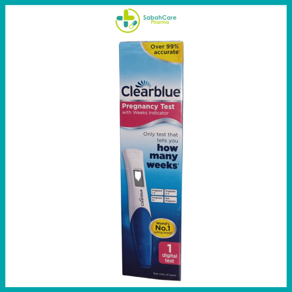 CLEARBLUE PREGNANCY TEST WITH WEEKS INDICATOR 1'S (MDA REG ...
