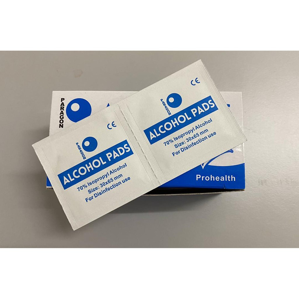 PROHEALTH ALCOHOL SWAB 100'S (PARAGON) - sabahcarepharma